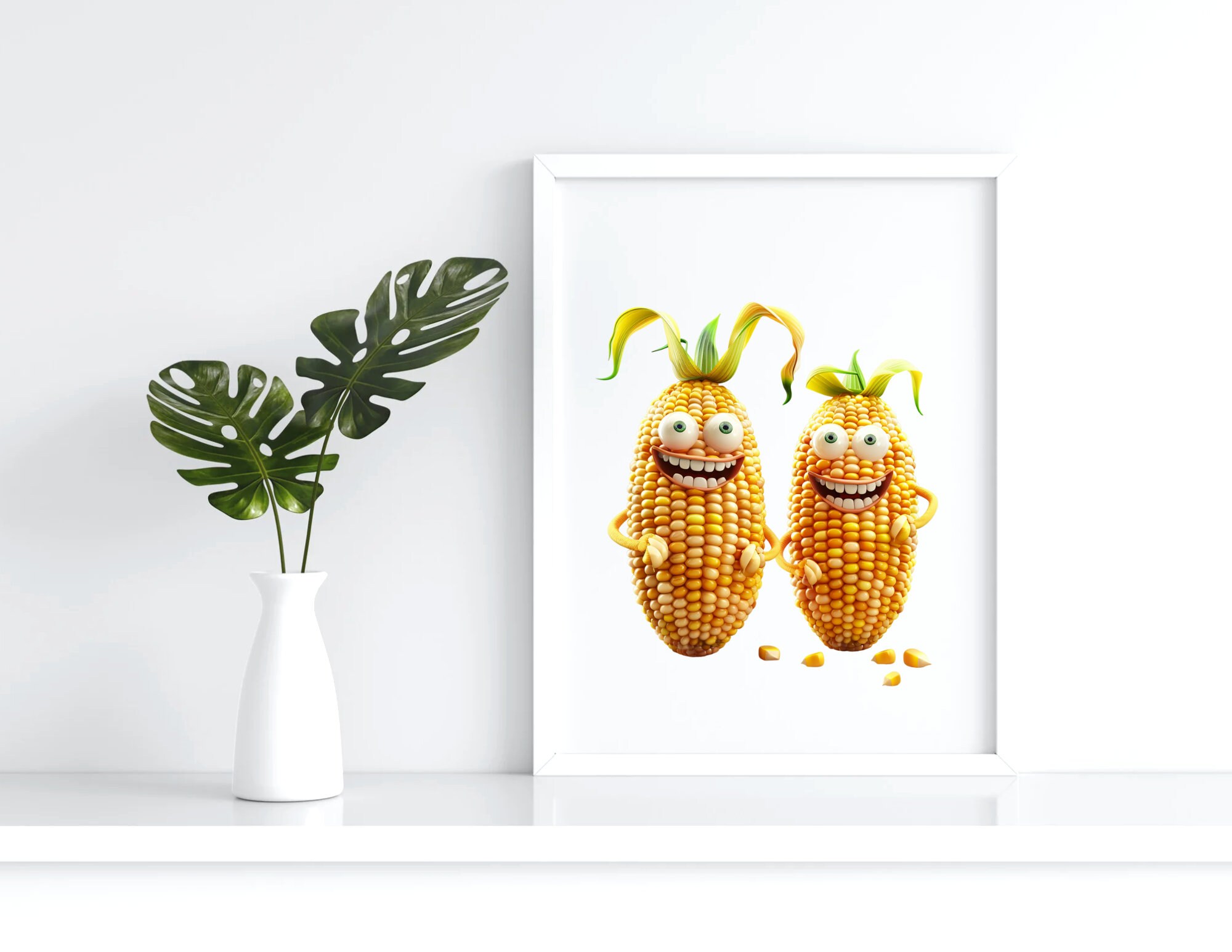 Clipart Funny Corns Set | Funny Corns 44 PNG | Digital Print Cute Corns ...