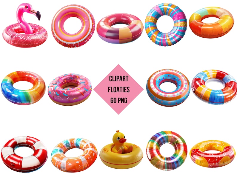 Clipart Floaties | Floaties 60 PNG Images for Creative Projects ...