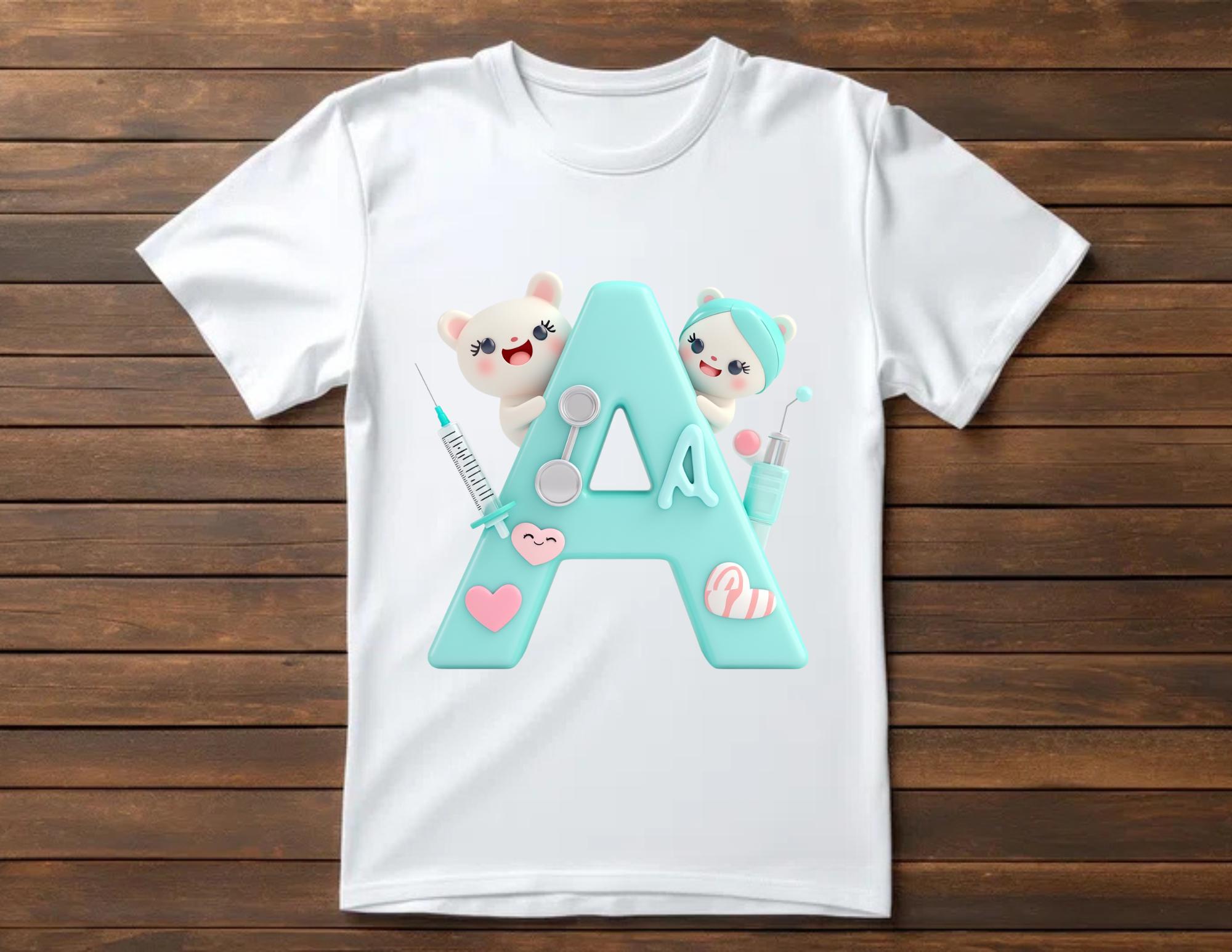 Kids Medical Alphabet Clipart, Cute Medical Letter PNG, Doctor Letters ...