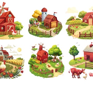 Clipart Farms | Farms PNG | Digital Print Farms | Farms Decor ...