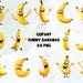 Clipart Funny Bananas | Funny Bananas 44 PNG | Digital Print Cute ...