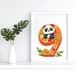 Panda Numbers Clipart, Cute Panda PNG, Animal Number Clipart, Baby ...