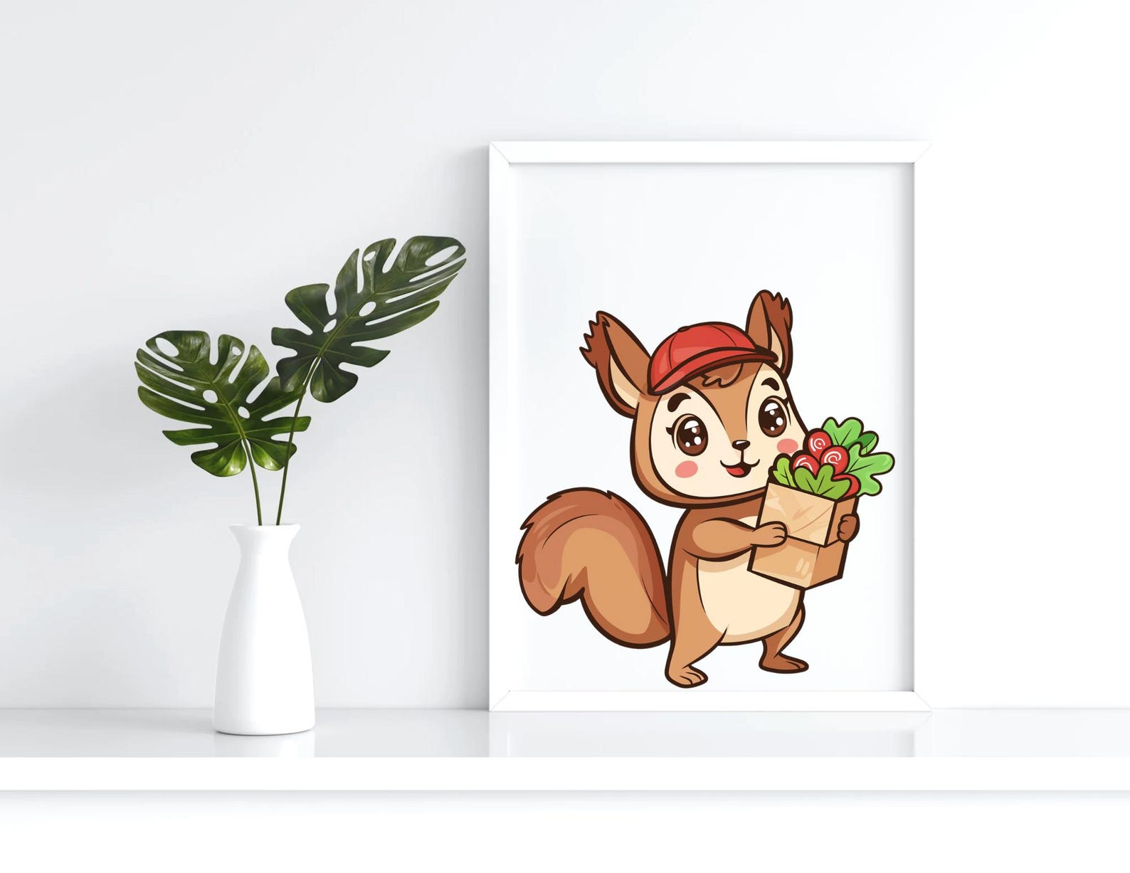Clipart Food Delivery Squirrels | Cute Squirrels PNG| Funny Squirrels ...