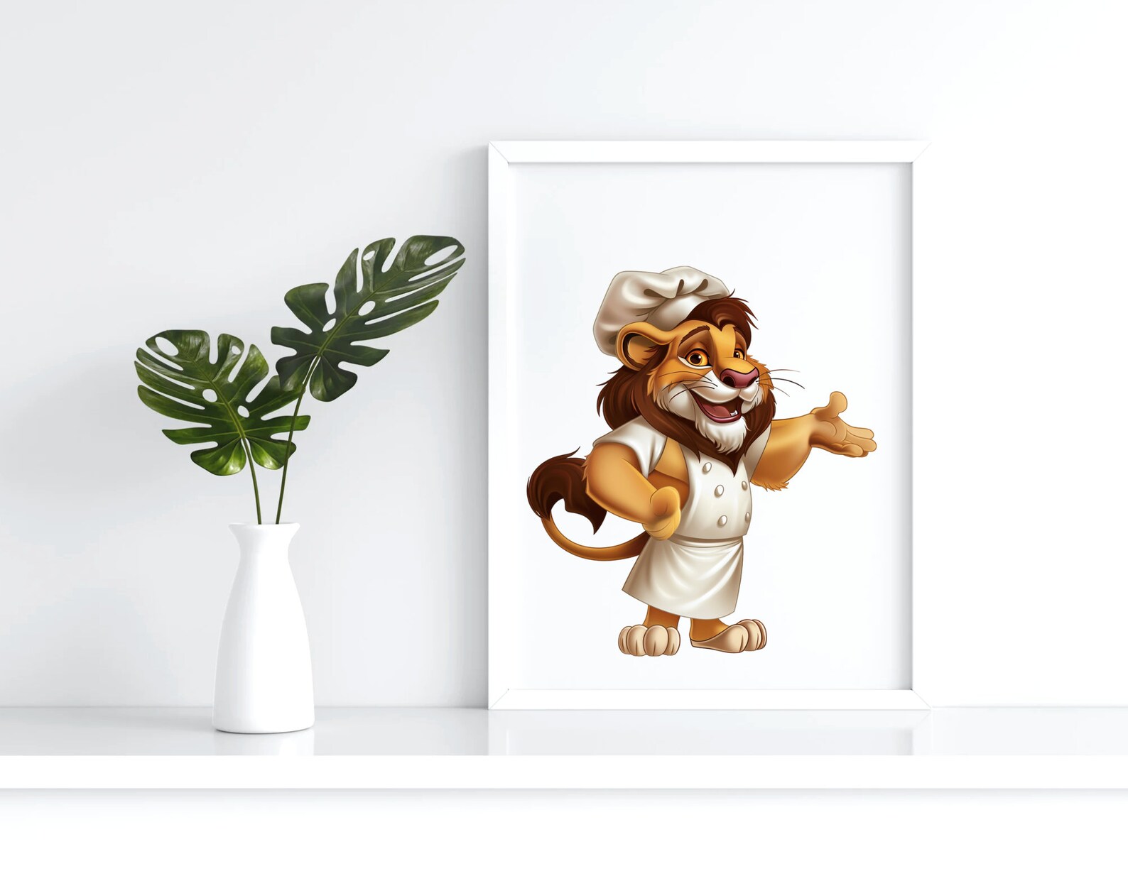 Lion Chef Clipart Bundle | Lions Chef PNG | Digital Print Funny Lions ...
