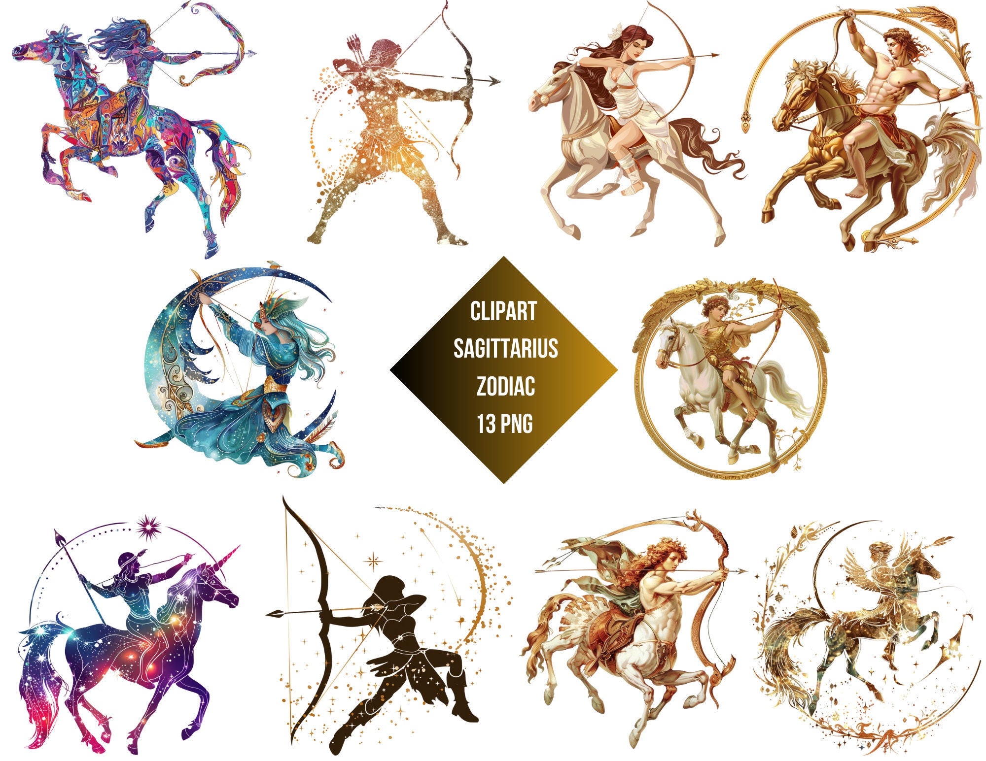 Clipart Sagittarius Zodiac | Sagittarius Zodiac PNG | Transparent ...