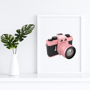 Pink Camera Clipart Bundle | 67 PNG Modern Cameras | Instant Download ...