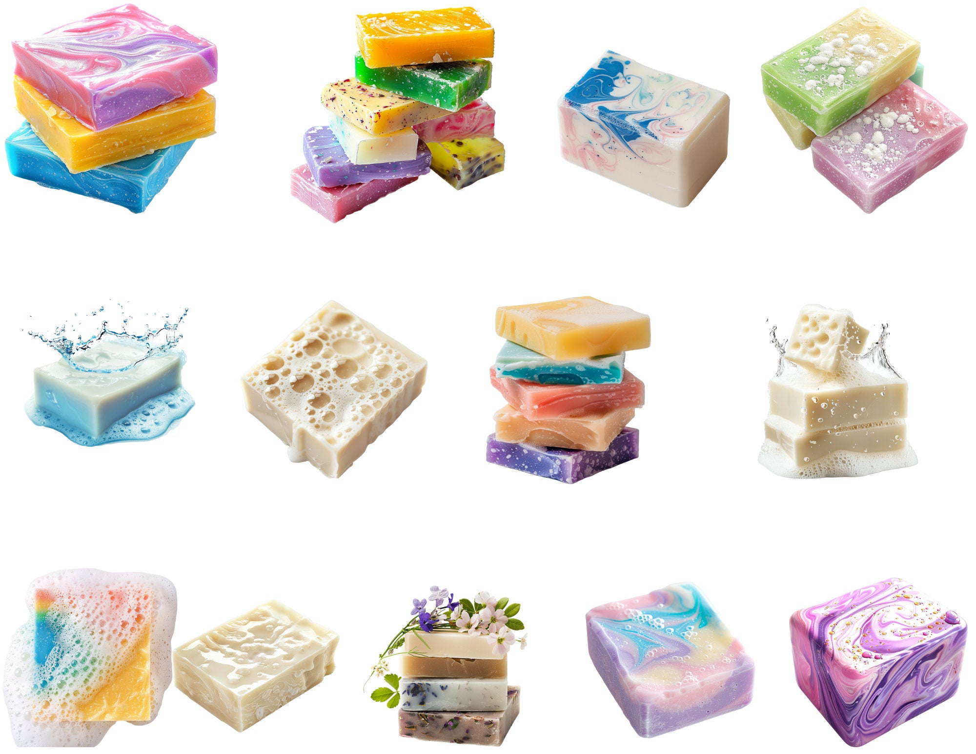 Clipart Soaps Set | Digital Soap Prints | Printable Soap Graphics ...
