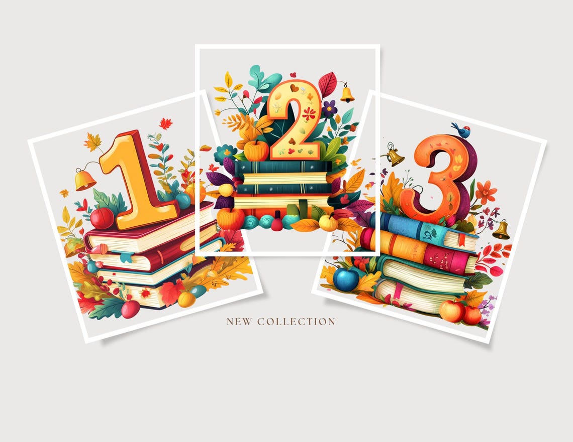 Clipart Autumn Numbers | Perfect for Projects and Decorations ...