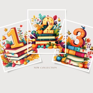 Clipart Autumn Numbers | Perfect for Projects and Decorations ...