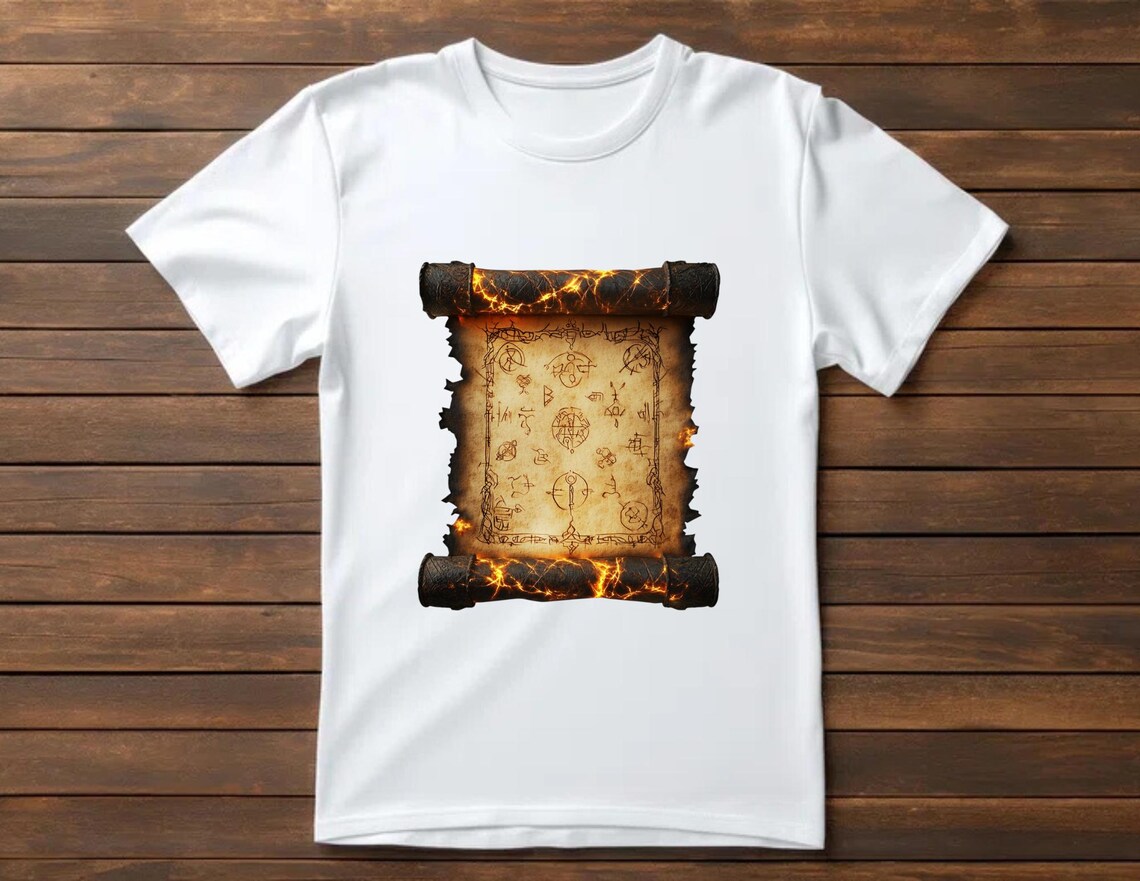 Burning Scroll Clipart Bundle: Magical Fire Pngs (digital Download) - Etsy