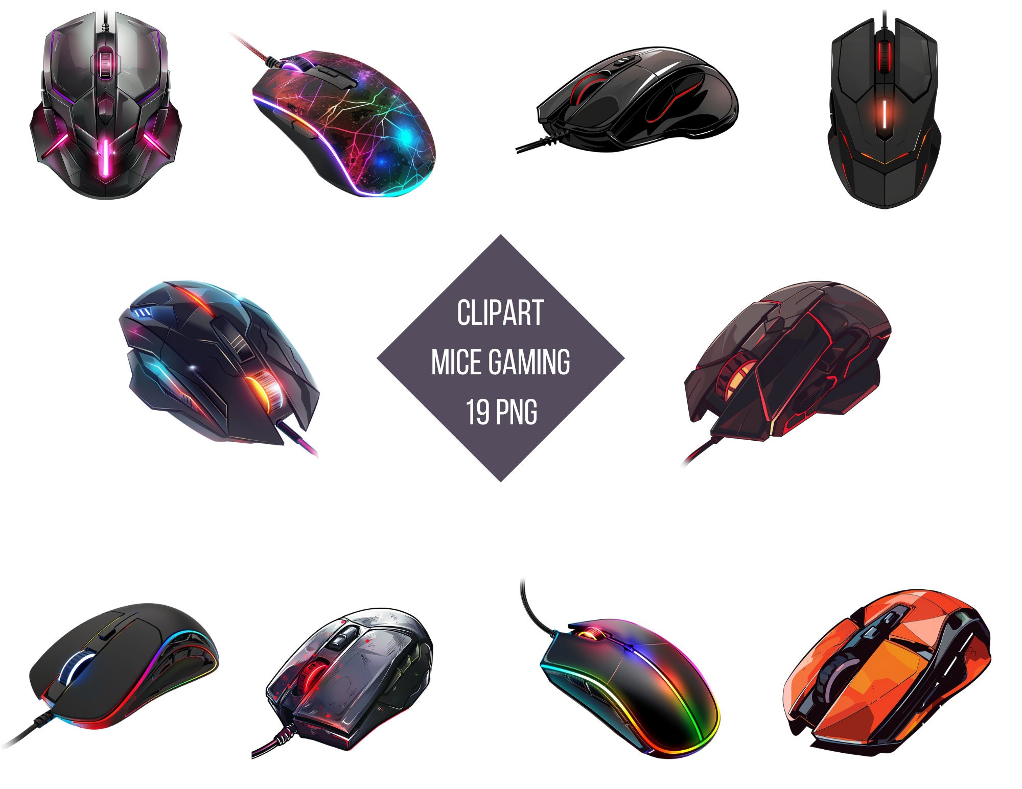 Clipart Mouse Gaming Mouse Gaming PNG Digital Print Mouse Gaming Decor ...