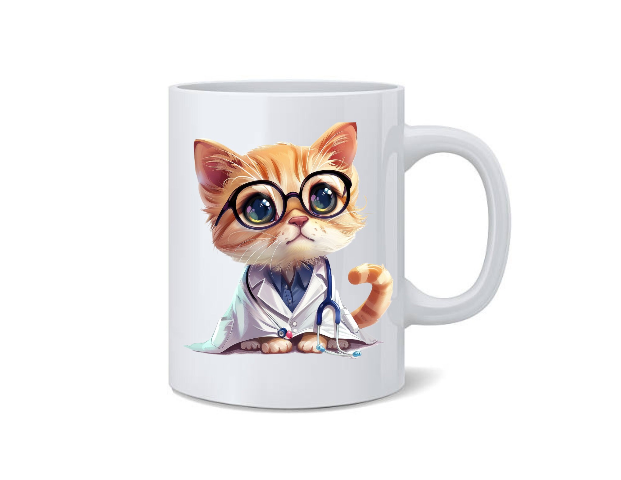 Clipart Doctor Cats Doctor Cats PNG Digital Print Pretty Doctor Cats ...