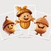 Funny Acorn Clipart | Cartoon 42 PNG Illustrations (commercial Use ...