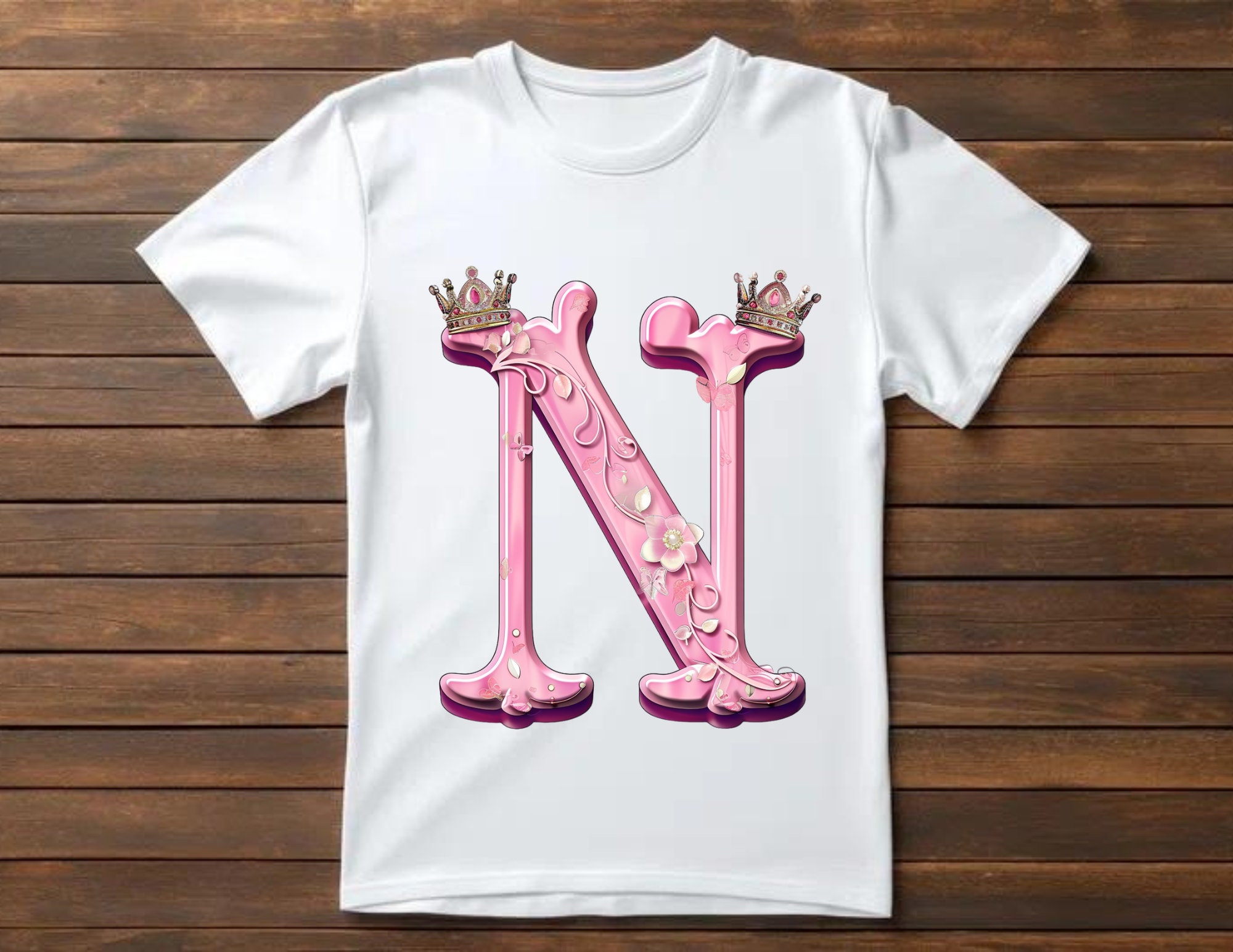 Princess Alphabet Clipart Bundle, Royal Crown Letters PNG, Digital ...