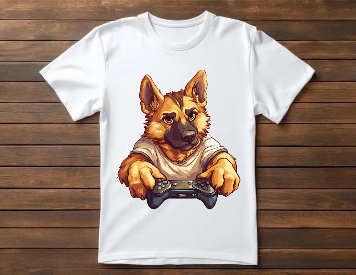 Gamer Dogs Clipart Bundle | Gaming Dog PNG | Perfect Decor for Gamers ...