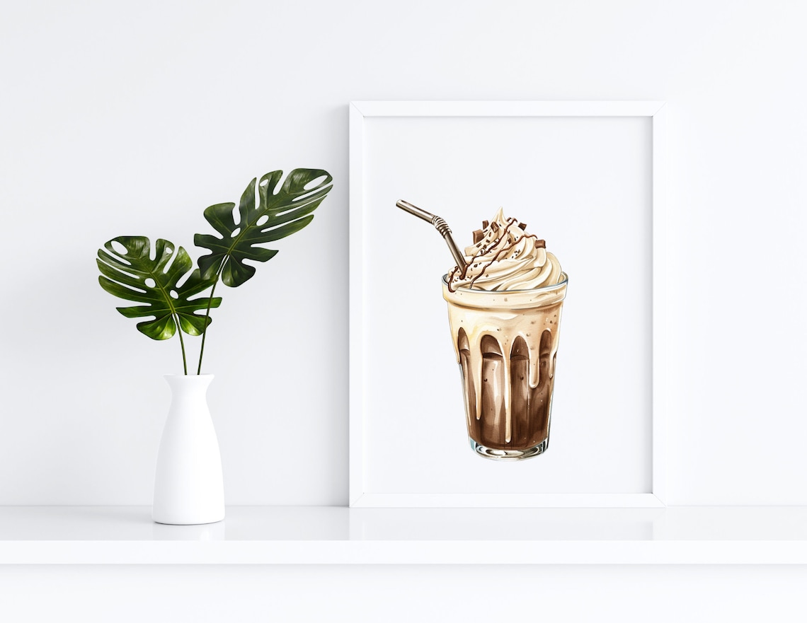 Clipart Frappe | Frappe PNG | Digital Art Frappe | Transparent ...