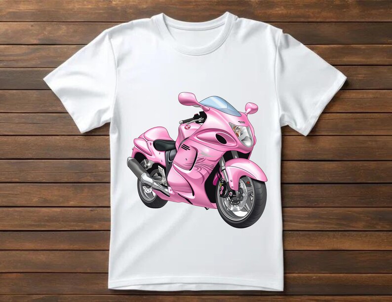 Clipart Pink Motorcycles | Pink Motorcycles PNG | Digital Print Pink ...