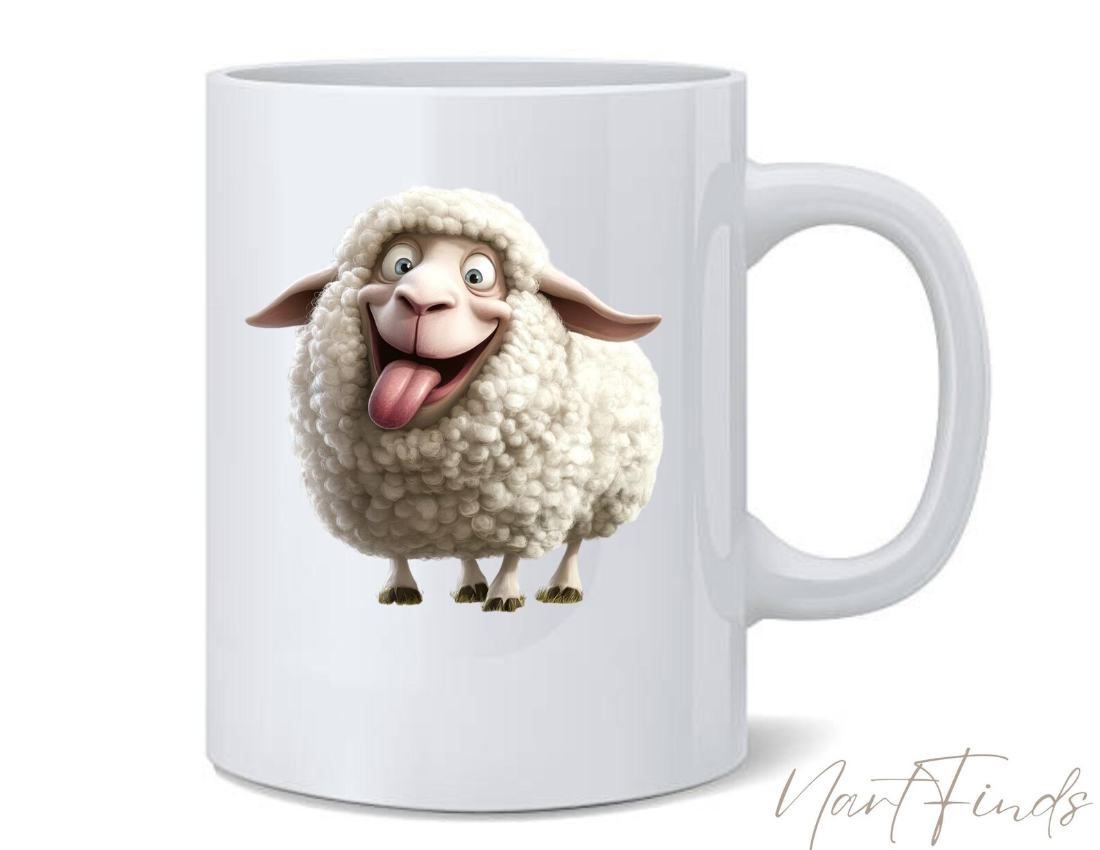 Funny Sheep Clipart Bundle, Farm Animals PNG, Digital Cute Sheep ...