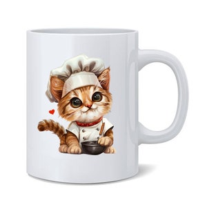 Clipart Chef Cats Bundle | Chef Cats PNG | Digital Print Cute Chef ...