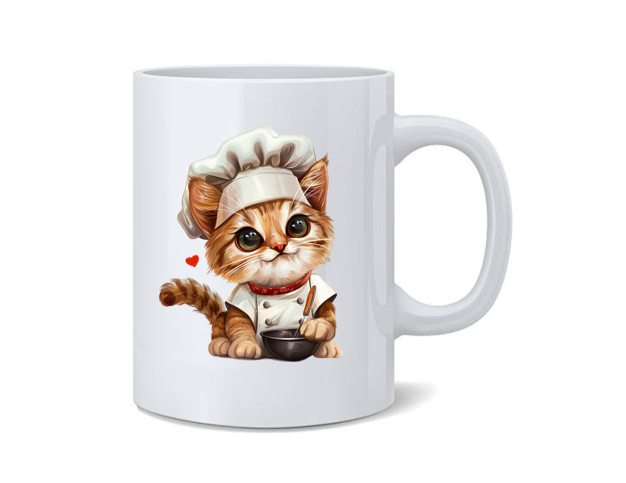 Clipart Chef Cats Bundle | Chef Cats PNG | Digital Print Cute Chef ...
