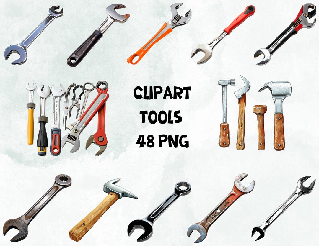Clipart Tools | DIY Craft Supplies | Digital Print Tools Decor | for ...
