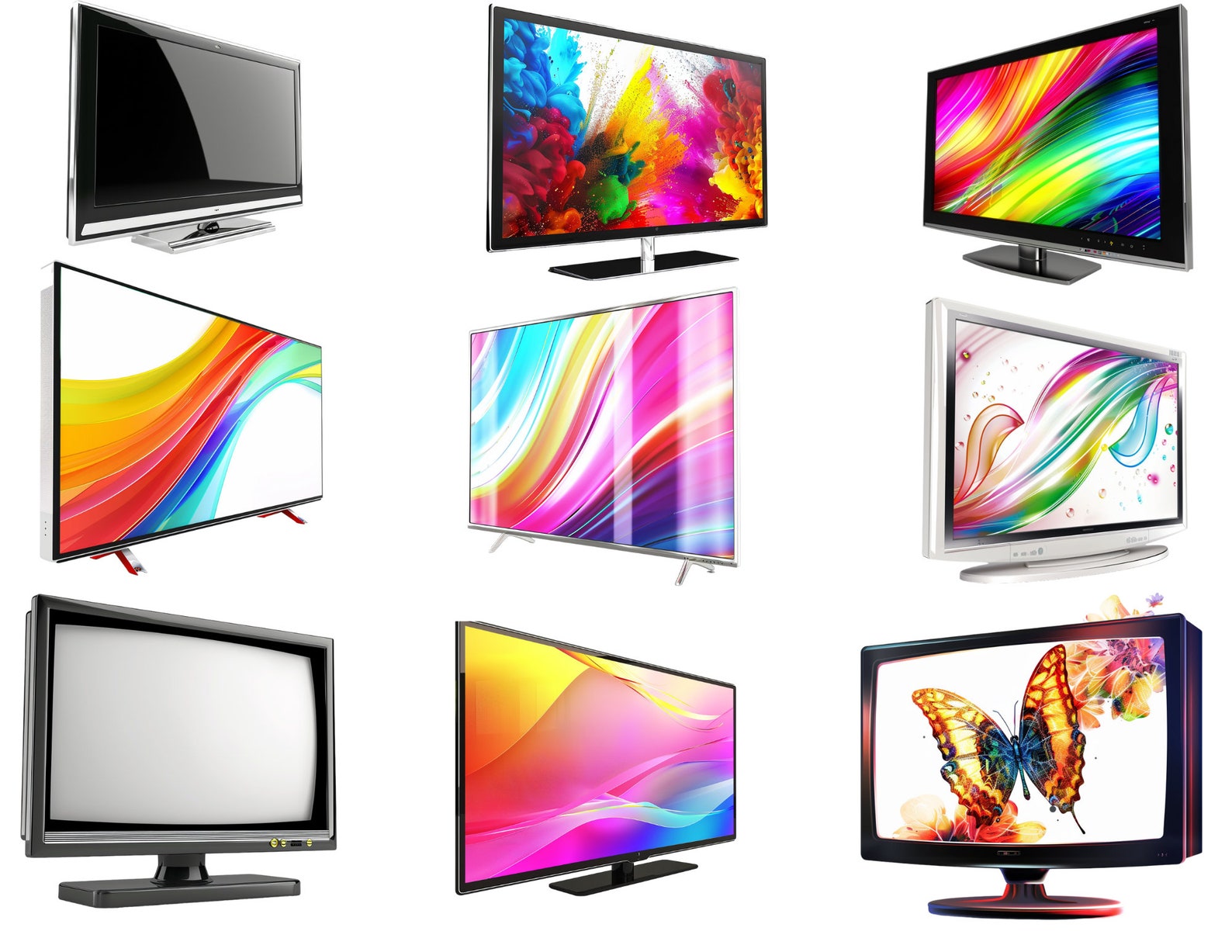 Clipart Plasma Tvs | Plasma Tvs PNG | Digital Print Plasma Tvs ...