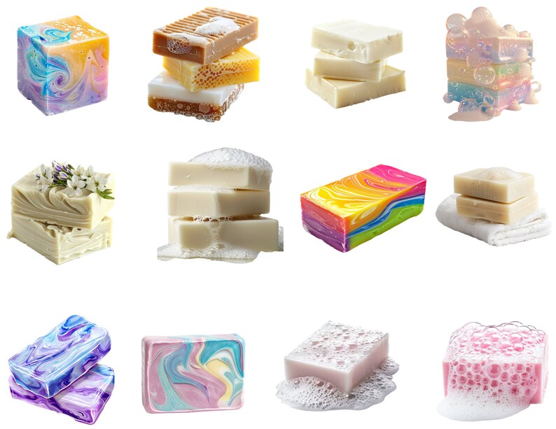 Clipart Soaps Set | Digital Soap Prints | Printable Soap Graphics ...