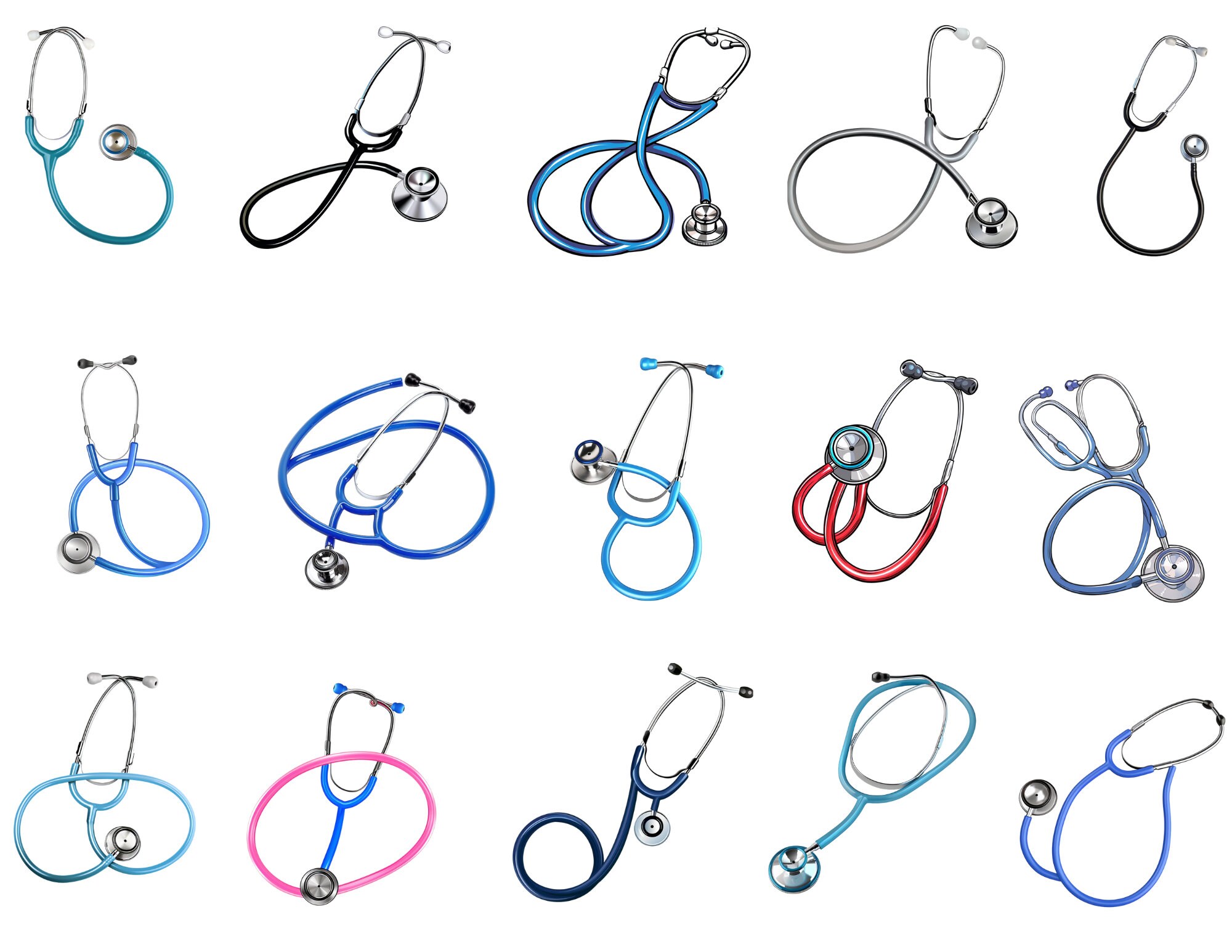 Clipart Stethoscopes | Stethoscopes PNG | Digital Print Stethoscopes ...