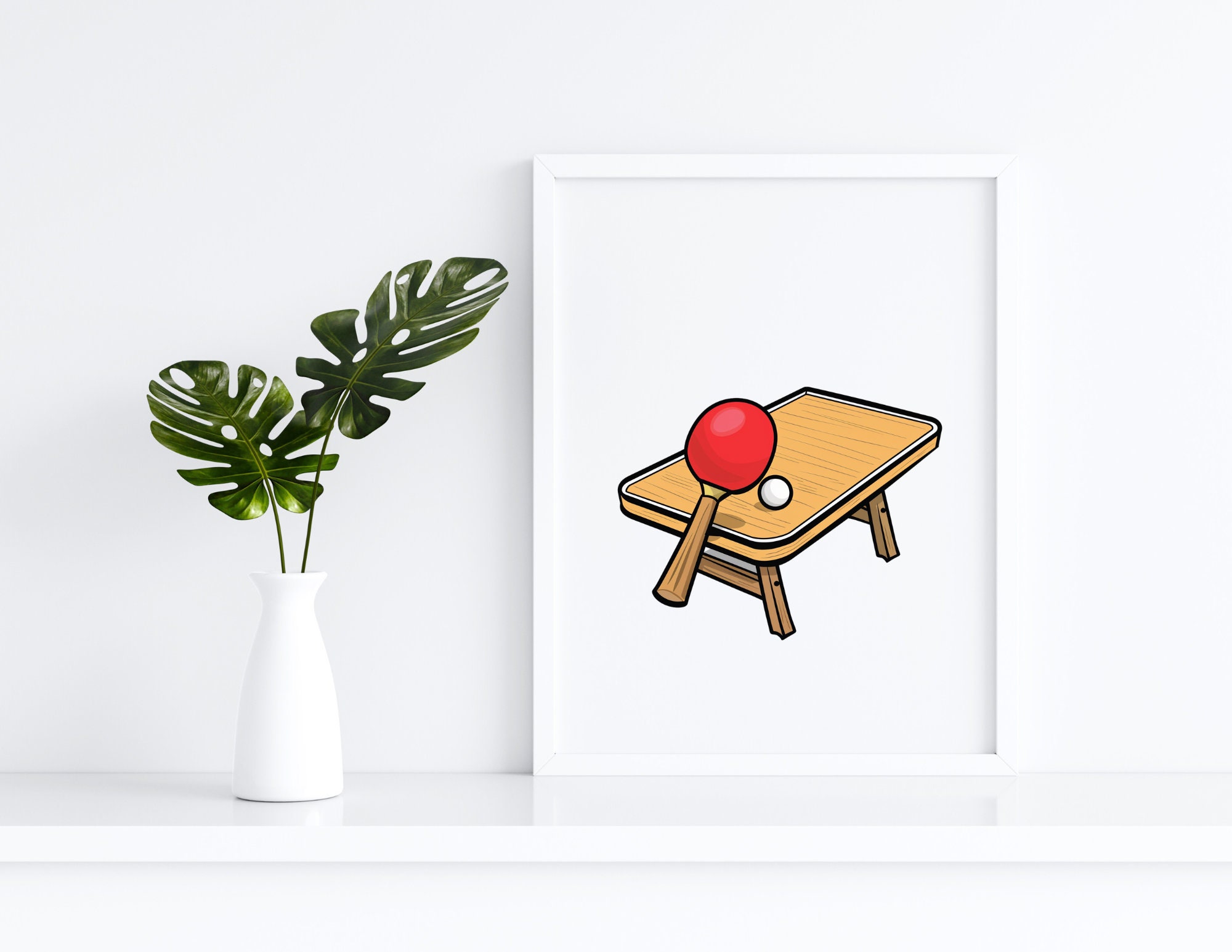 Clipart Ping Pong Ping Pong PNG Digital Print Ping Pong Transparent ...