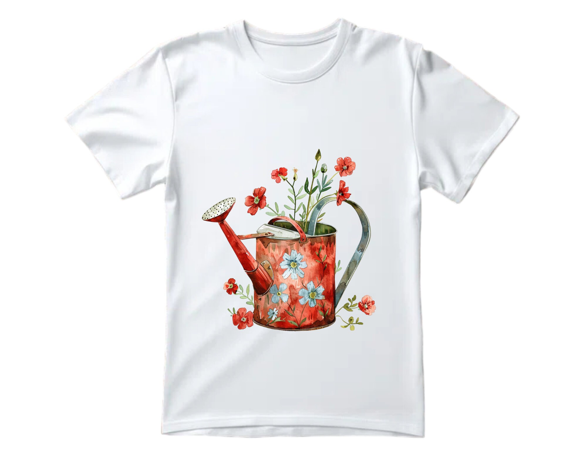 Watering Cans Clipart Bundle | Floral Garden PNG | Digital Spring Water ...