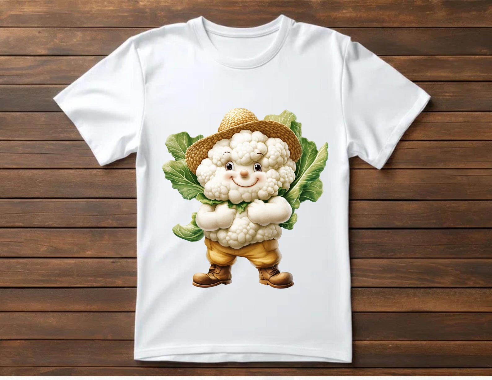 Clipart Funny Cauliflower | 60 PNG | Funny Vegetable PNG | Funny Decor ...