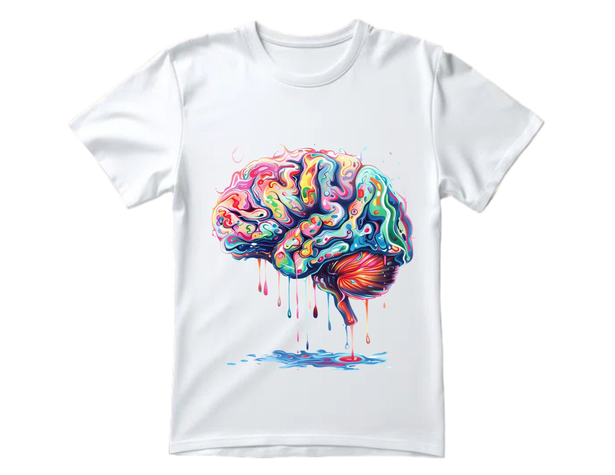 Clipart Brain Bundle | Colorful Brain Designs | Digital Print Brain ...