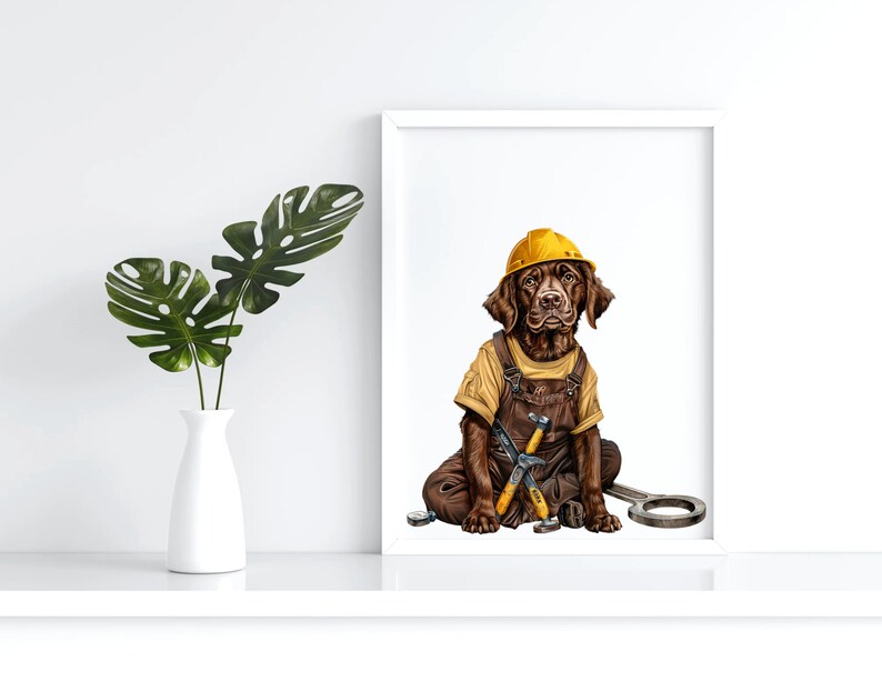 Clipart Working Dog Tool Holters | Working Dog With Tools PNG ...