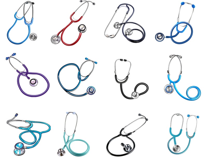 Clipart Stethoscopes | Stethoscopes PNG | Digital Print Stethoscopes ...