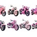 Clipart Pink Motorcycles | Pink Motorcycles PNG | Digital Print Pink ...