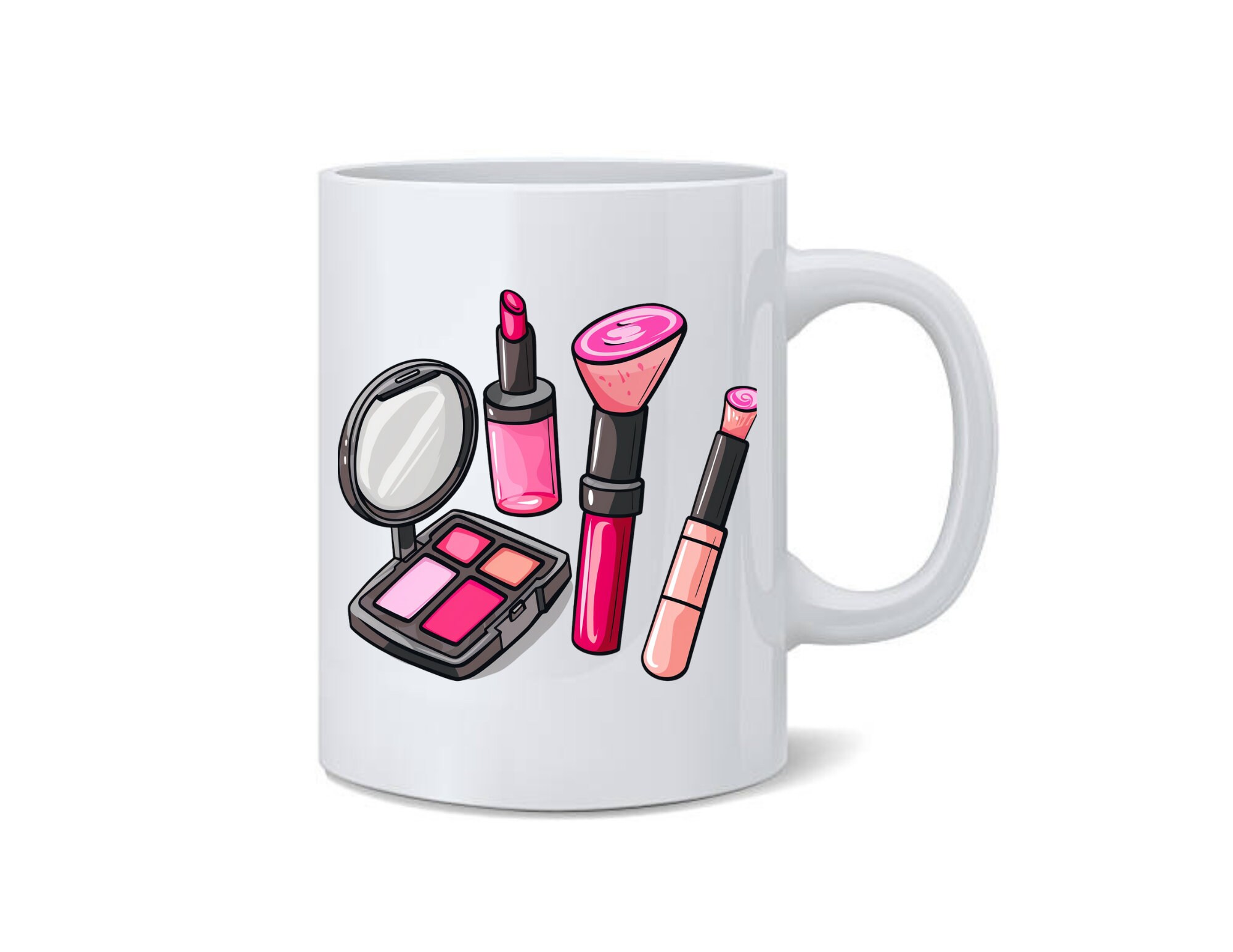 Pink Makeup Clipart | Girly Cosmetics PNG (instant Download, Commercial ...