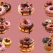 Donut Clipart Bundle: Bakery Dessert Illustrations (PNG, Commercial Use ...