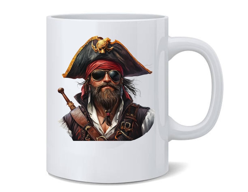 Pirate Captain Clipart, Fierce Pirate PNG, Historical Buccaneer ...