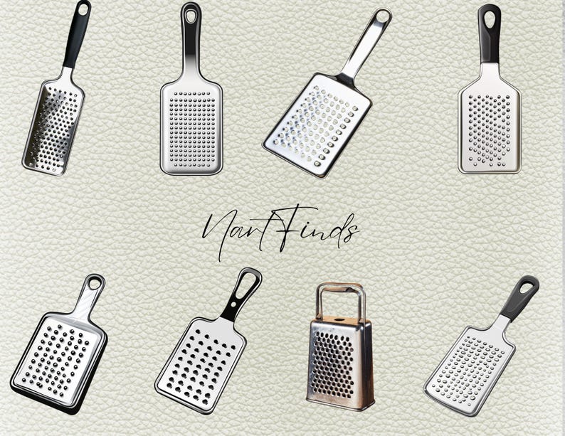 Grater Clipart | Cheese Grater Clip Art | Kitchen Decor PNG | Digital ...