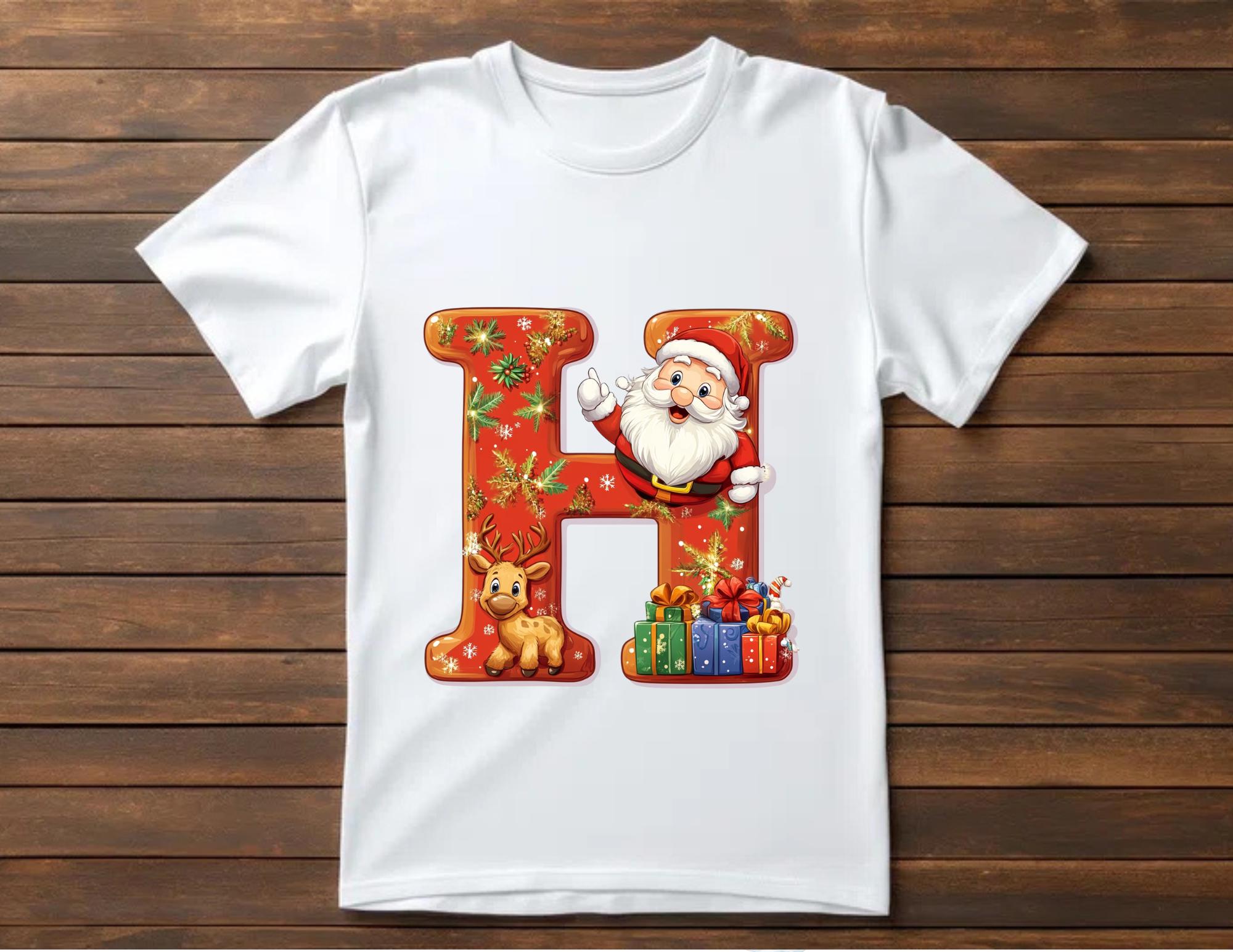 Christmas Alphabet Clipart Bundle | Festive Holiday Letters | A-Z PNG ...