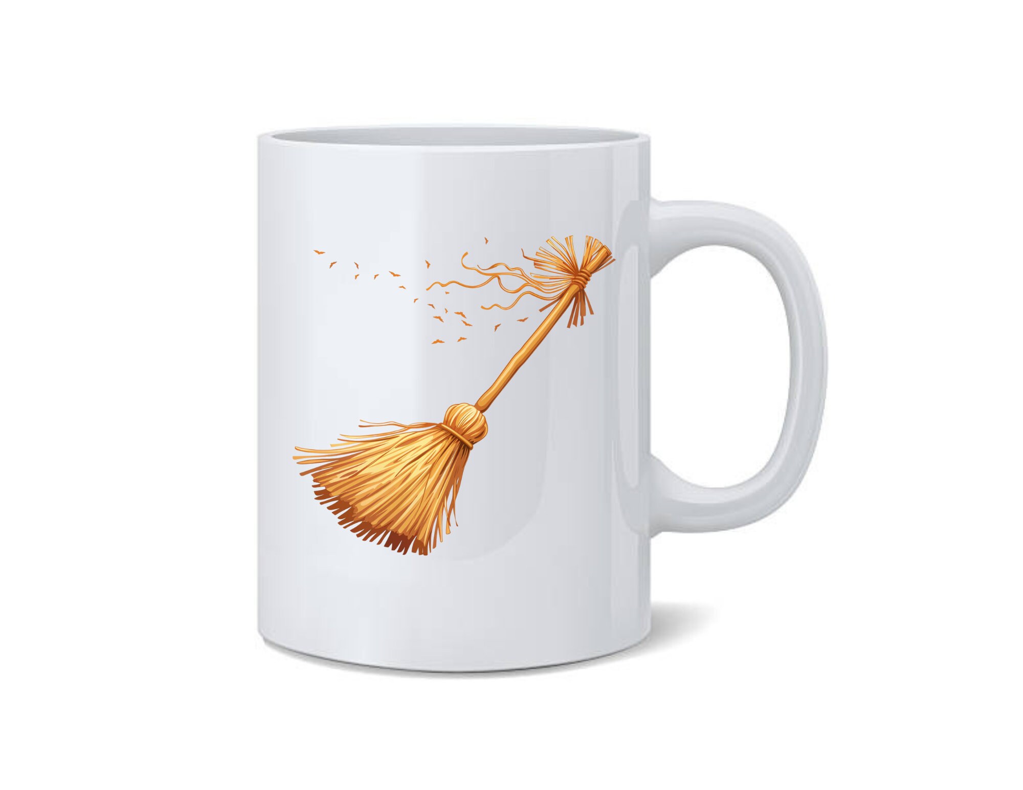 Magical Broomsticks Clipart Set - 47 PNG Illustrations for Halloween ...