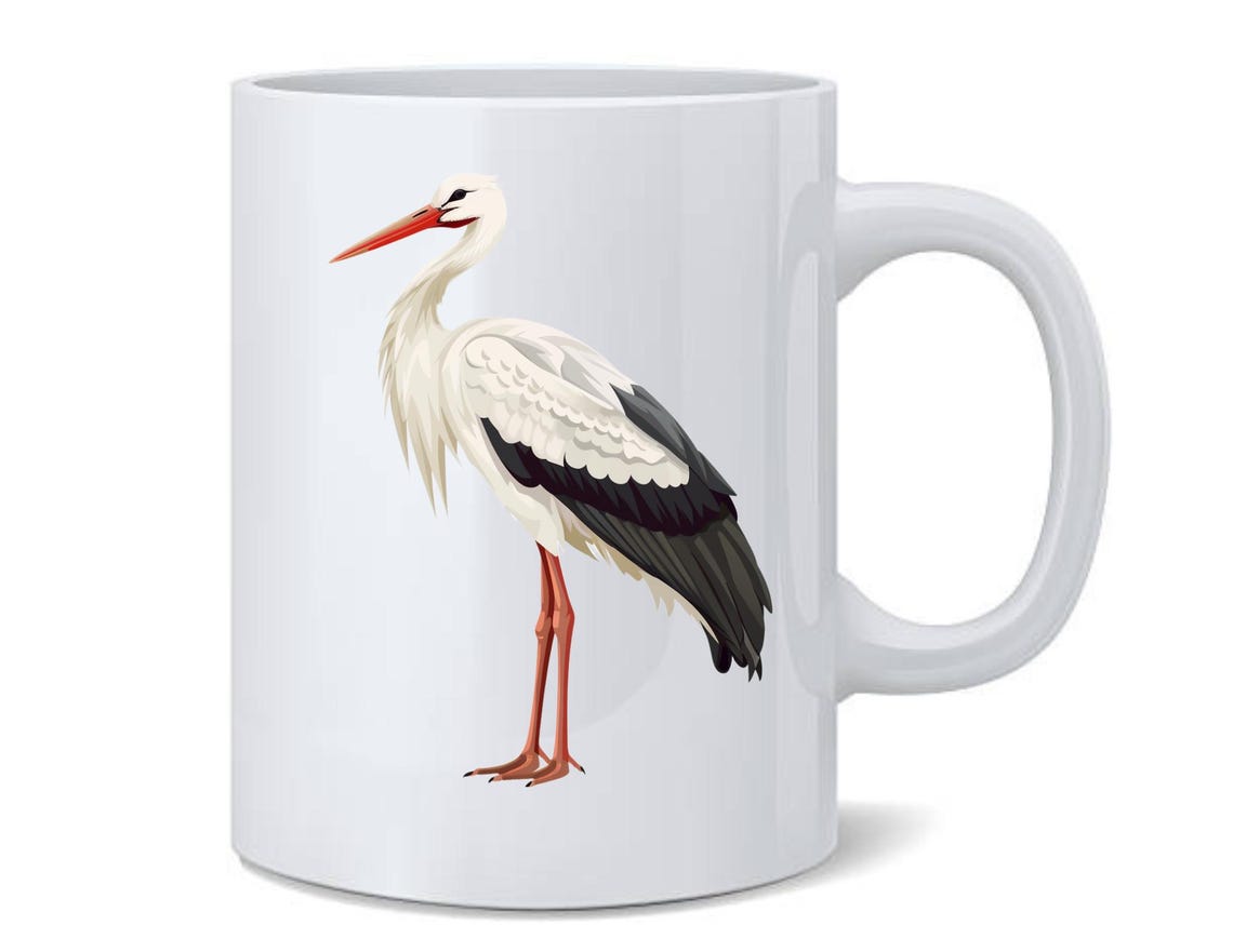 Clipart Pretty Storks | Set of 41 PNG Images | Storks Illustrations ...