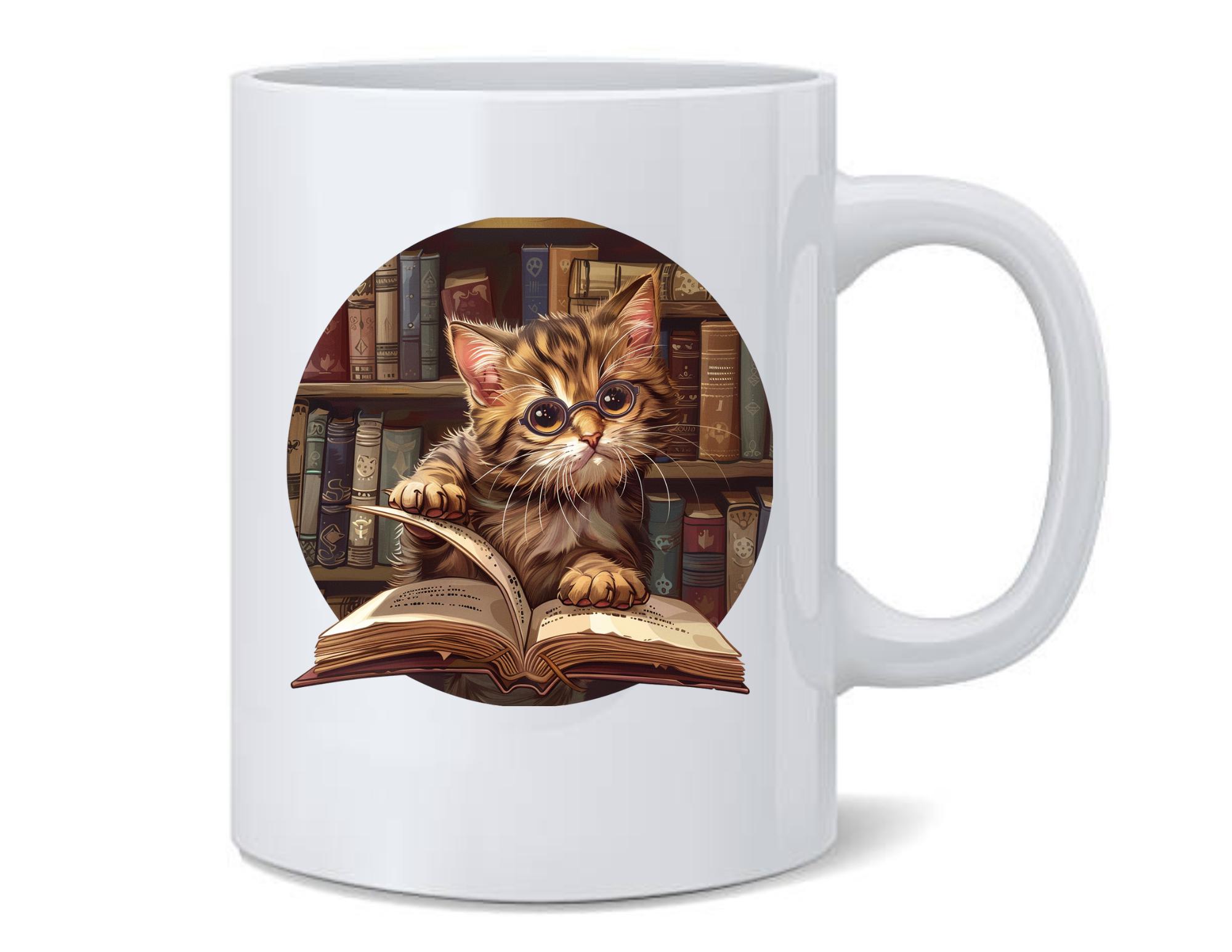 Cats With Books Clipart Bundle | Reading Kitten PNG Set | Book Lover ...