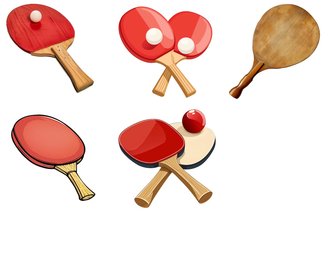 Clipart Ping Pong | Ping Pong PNG | Digital Print Ping Pong ...