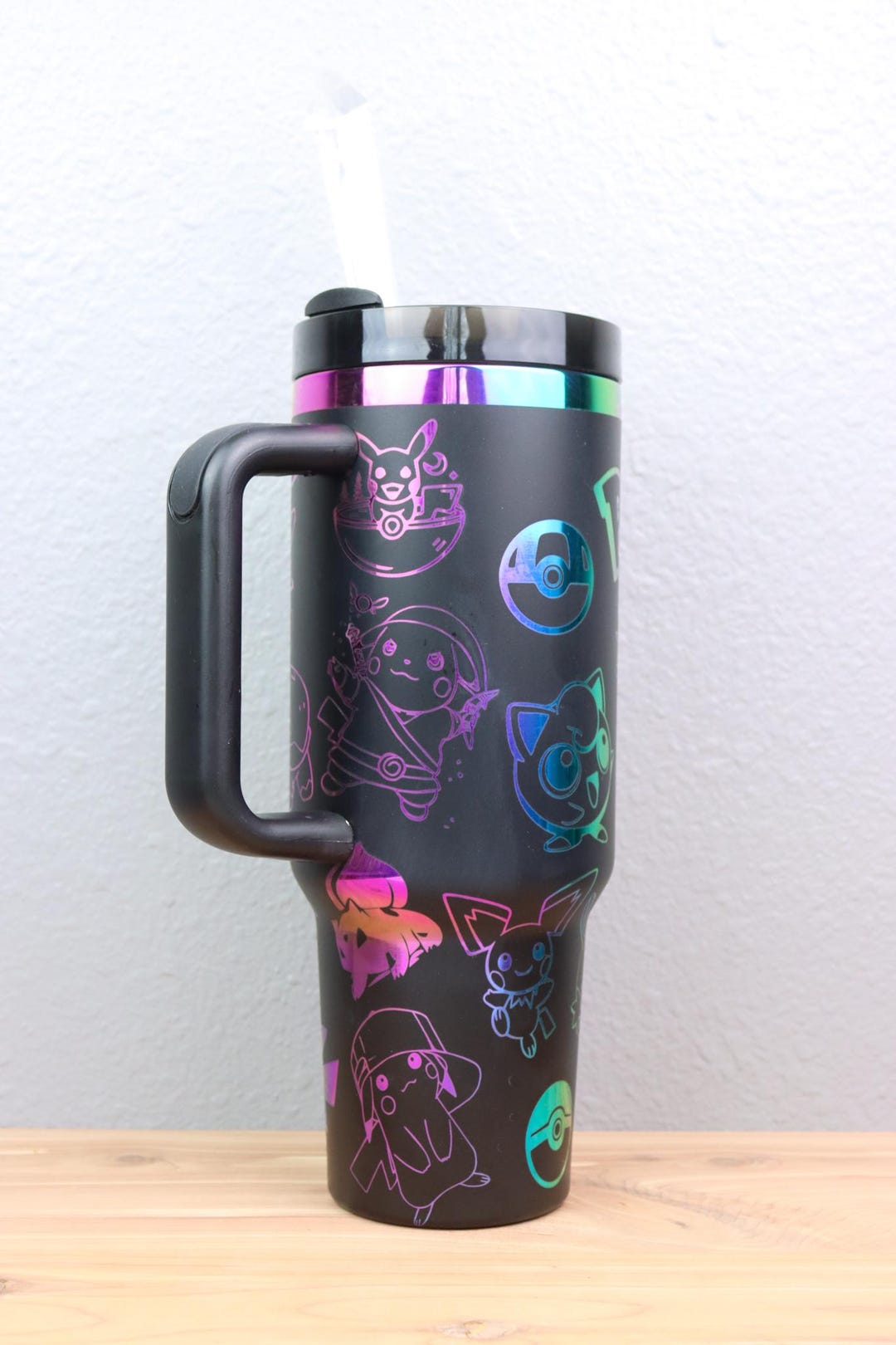 Pokemon Black Holographic Cup | 40 Ounces Drinkware for Collectors ...