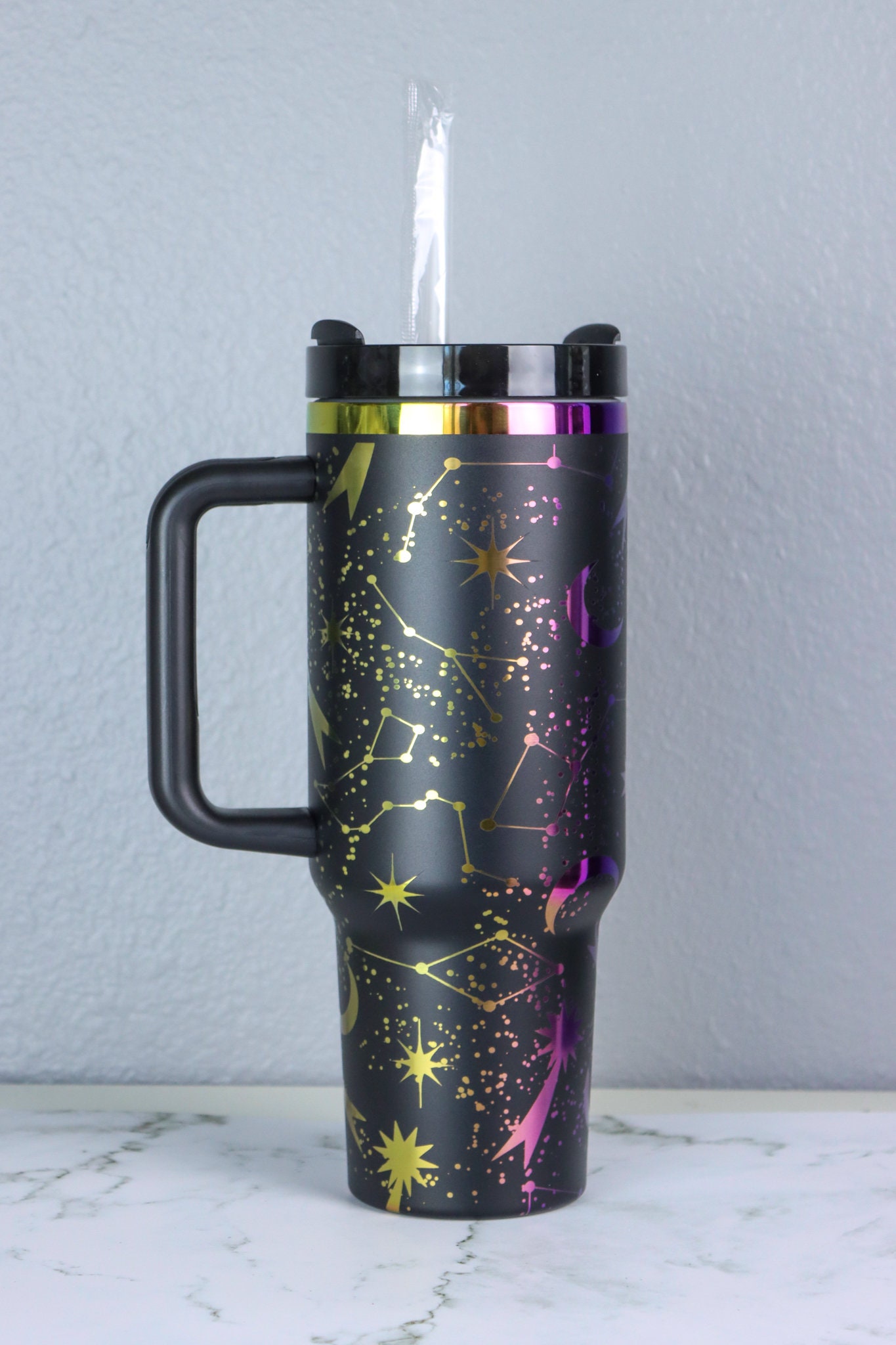 Rainbow Dupe Cup | Holographic Tumbler | Galaxy Rainbow Tumbler Gift 40 ...