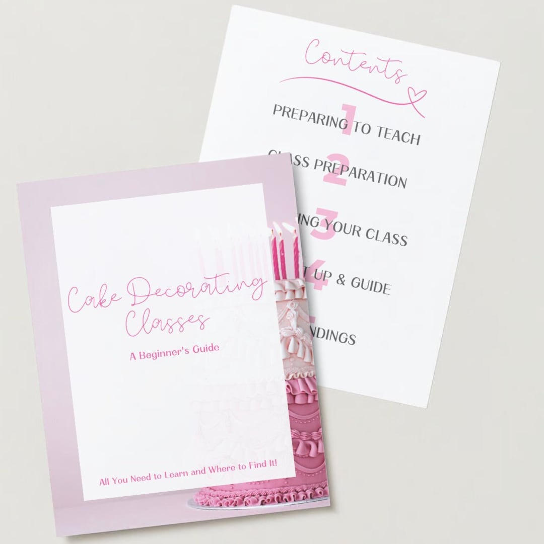 How to Teach Cake Decorating Classes (DIGITAL DOWNLOAD) - Etsy