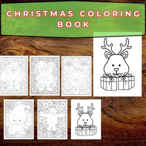 Christmas Png Digital Coloring Fun Pack 30 Pages for Adults & Kids ...
