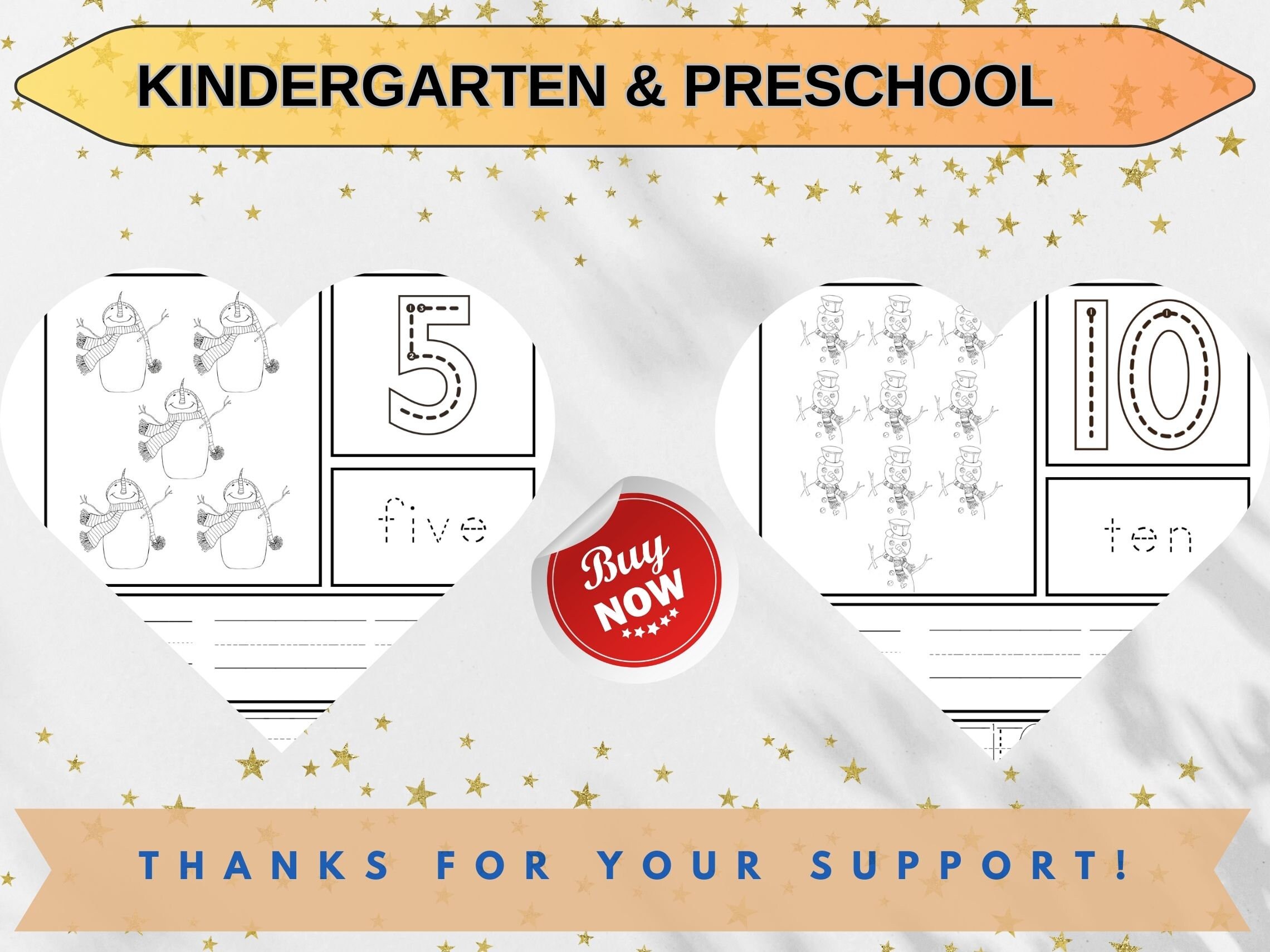 Winter Worksheets for Kids 114 Pages Preschool Bundle, Pre-k ...