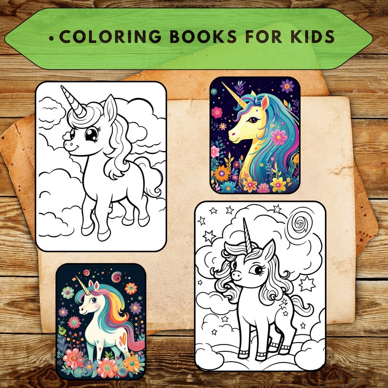 Cute Unicorn Coloring Books for Kids Unicorn Coloring Book Printable ...